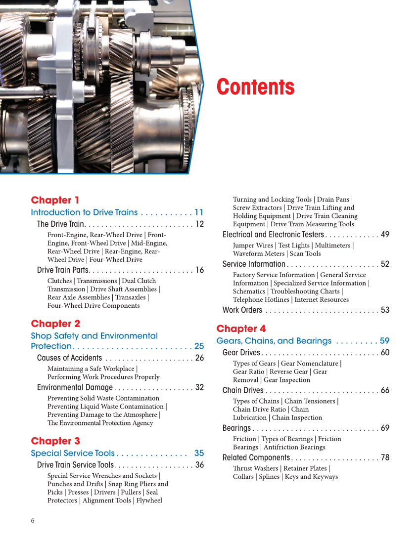 Manual Drive Trains and Axles, 4th Edition, Online Textbook page 6