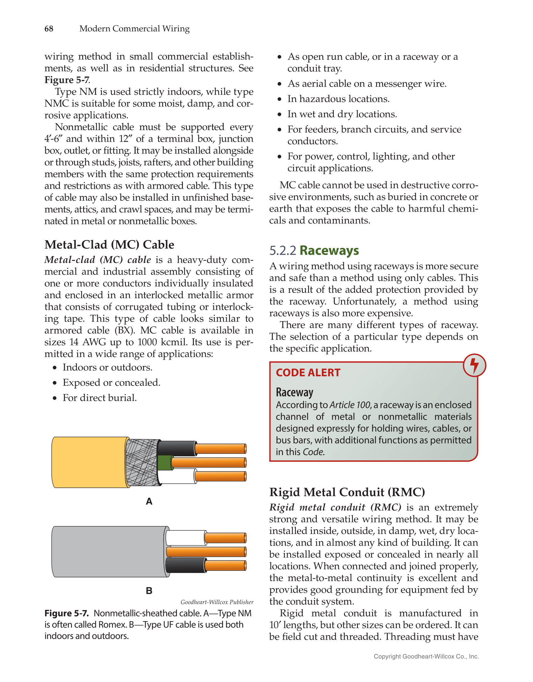 Modern Commercial Wiring, 8th Edition page 68