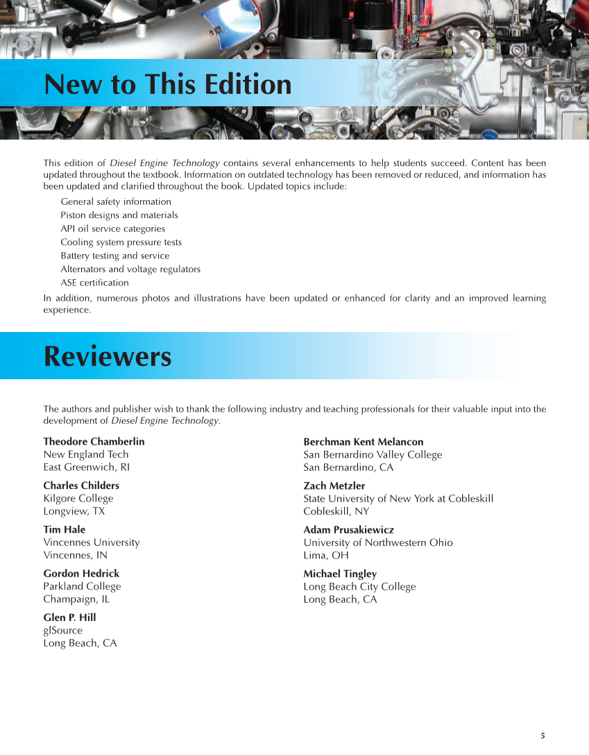 Diesel Engine Technology 9e page 5