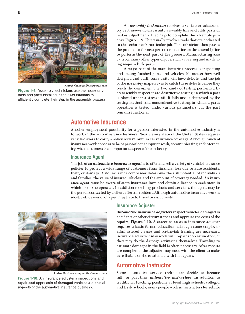 Auto Fundamentals, 12th Edition page 8