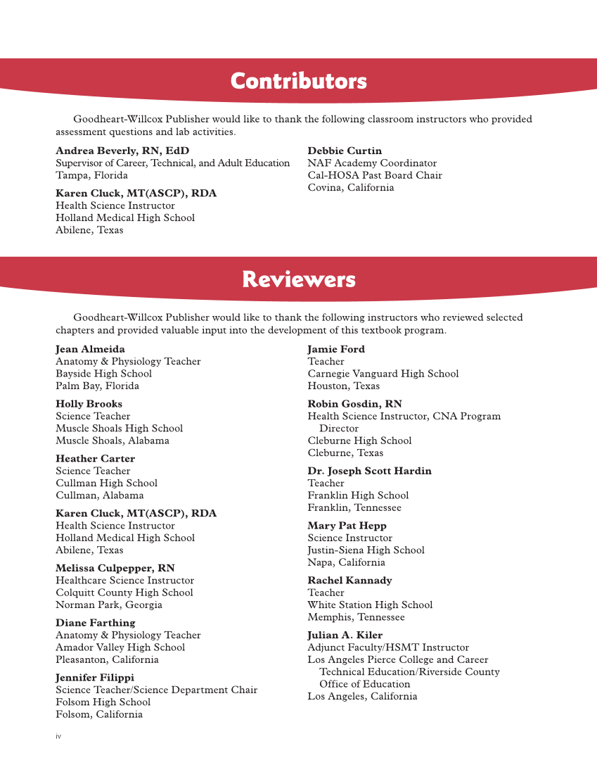 Introduction To Anatomy And Physiology 2nd Edition Page Iv Introduction To Anatomy And Physiology 2nd Edition Page Iv
