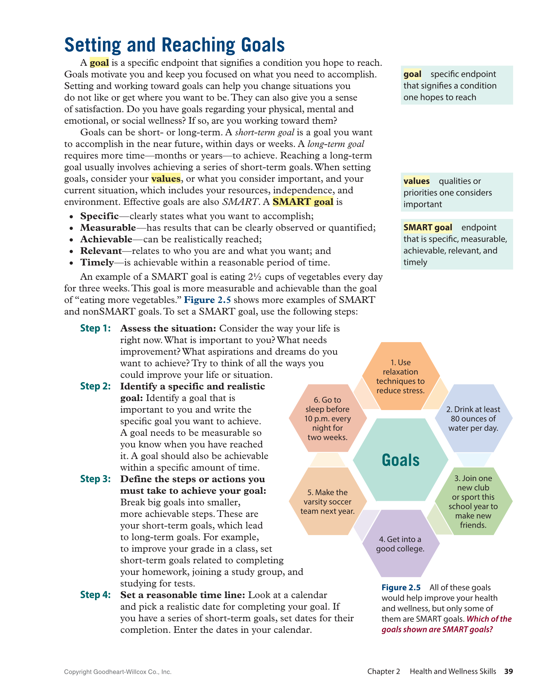 Comprehensive Health Skills 3e page 39